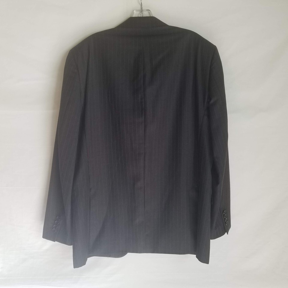 Baroni Conture Super 150s Mens Grey Wool 2 Pc Suit Blazer 42R & Pants ...