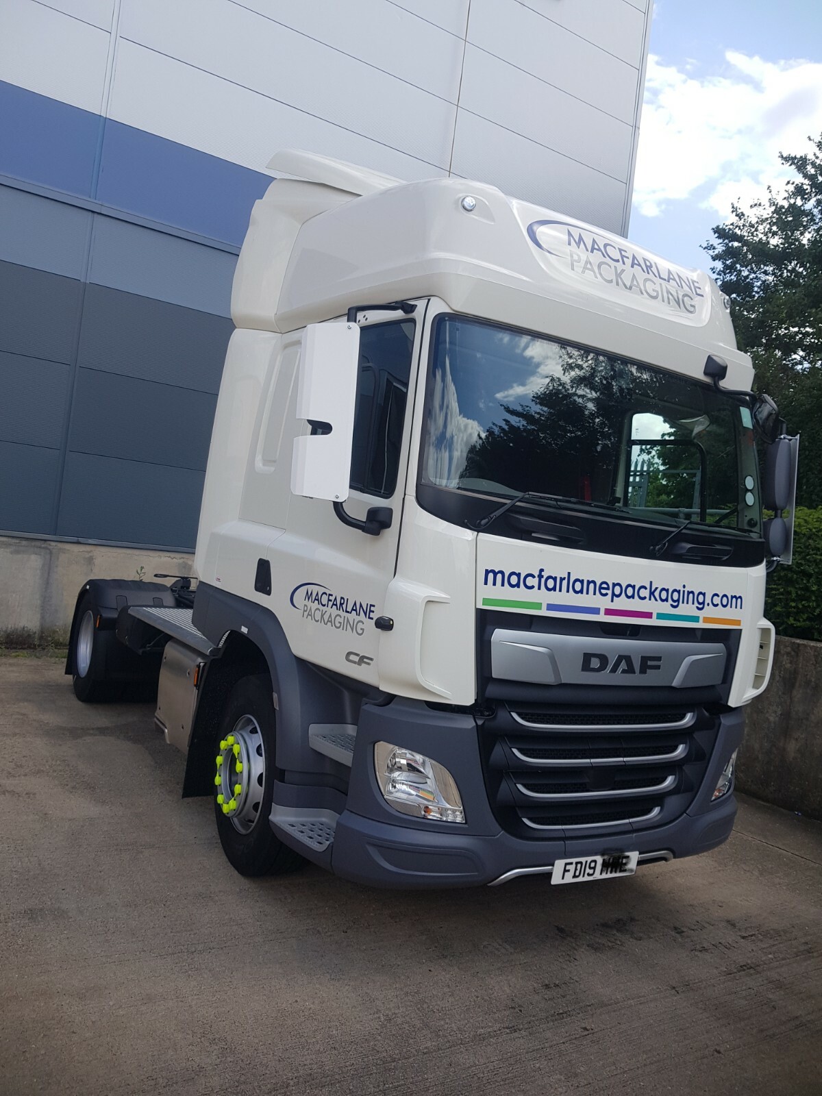 Daf Xf / Cf 2006 to 2019 range mirror covers/ guards WHITE cutout | eBay UK