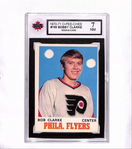 1970-71 O-Pee-Chee Bobby Clarke Rookie KSA 7 ,(CP) #195 | eBay