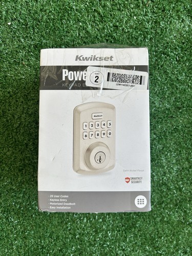 Kwikset Powerbolt 250 Single Cylinder Smart Lock Deadbolt 10-Buttons ...