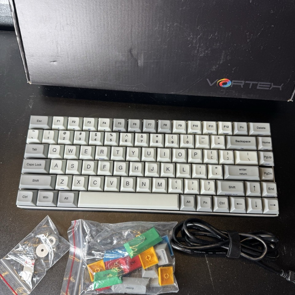 VORTEX Race 3 VTG-8200 Mechanical Gaming Keyboard Blue Switches - READ ...