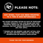 22x8.25 Fuel Off-Road D867 Arc Blackout PRE-11 GM DUALLY Wheels 8x6.5 ...