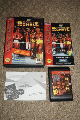 Wwf Royal Rumble (Sega Genesis) Complete w/ Reg Card 741062111180 | eBay