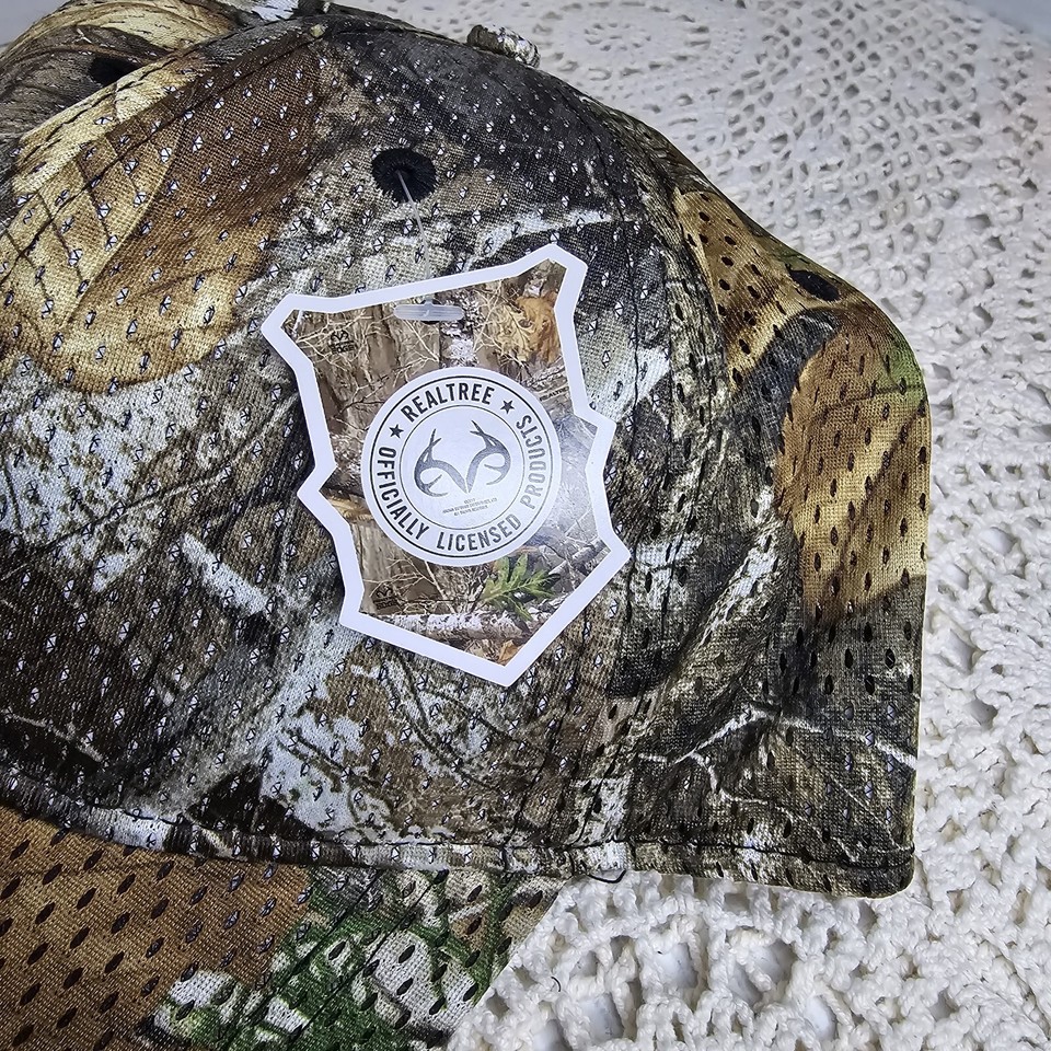 Realtree Camo Hunting Hat Cap Strapback Infinity One Size Realtree Fall ...