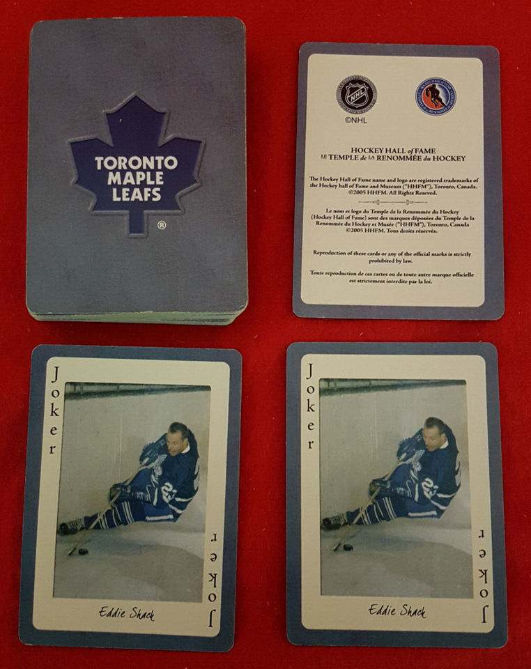 Legends Of Hockey Toronto Maple Leafs NHL HHOF 2005 Playing Cards | eBay