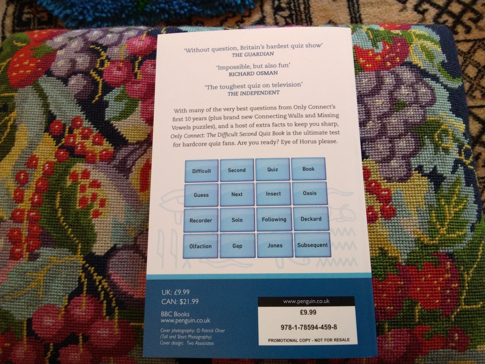 Only Connect: The Difficult Second Quiz Book by Jack Waley-Cohen ...