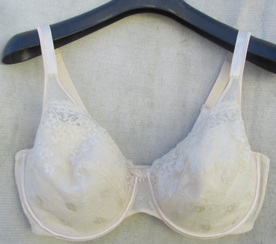 Playtex Secrets 4022 Jasmine Embroidery Underwire Bra 38DD Free SHIP ...