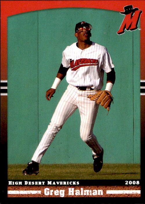2008 High Desert Mavericks Grandstand #8 Greg Halman Haarlem North ...