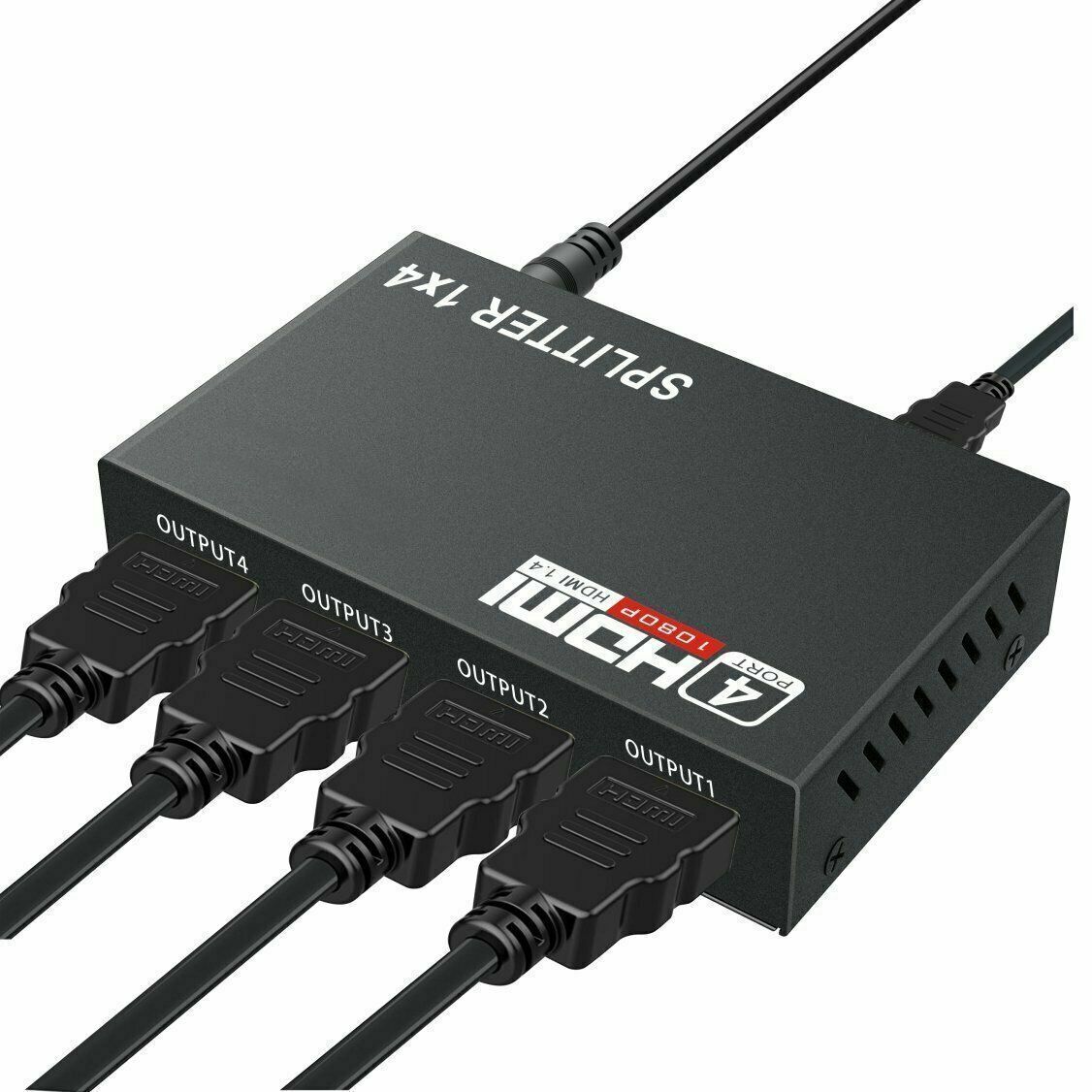 4k Hdmi Splitter 1x4 HDMI Splitter - 1 Input To 4 Outputs, 4K UHD/1080P ...