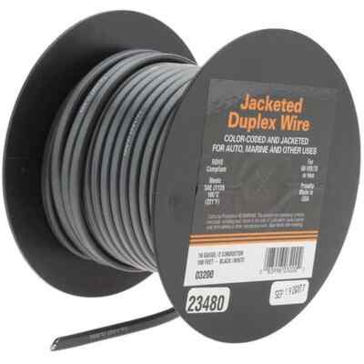 EastPenn 23480 16 AWG, 100' OAL, Hook Up Wire Gray PVC Jacket | eBay