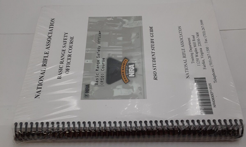 National Rifle Assoc. Basic Range Safety Officer Course RSO Student ...