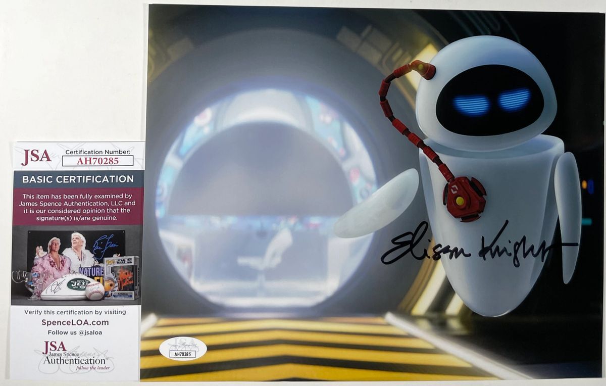 Elissa Knight Signed Disney Pixar WALL-E 8x10 Photo B Autograph Eve JSA ...