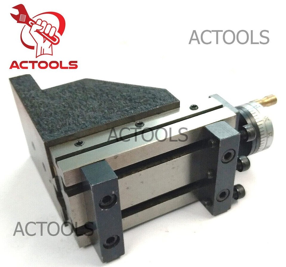 NEW Mini Lathe Vertical Slide 90mm x 50mm Two Handle Milling Operation ...