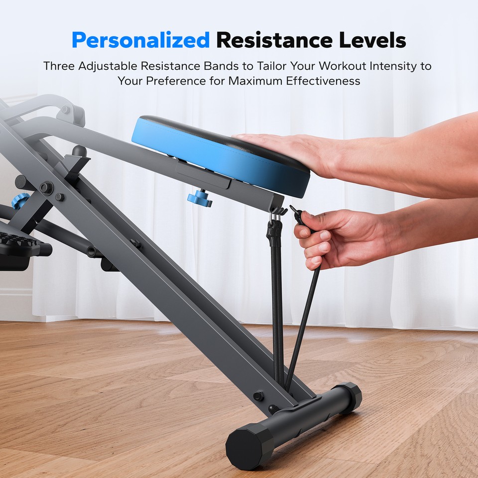 MERACH Squat Machine Adjustable Resistance Glutes Workout Foldable Easy ...