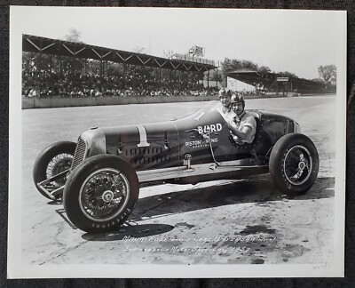1937 Mauri Rose Indianapolis Indy 500 Official IMS IndyCar 8x10 ...