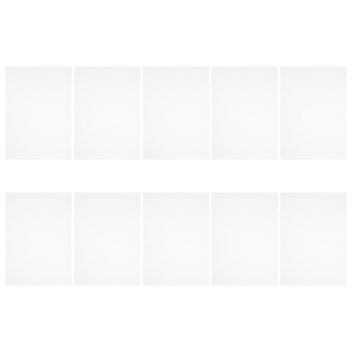 10 Pcs Transparent Plastic Sheet Stencils for Card Making Hard Film ...