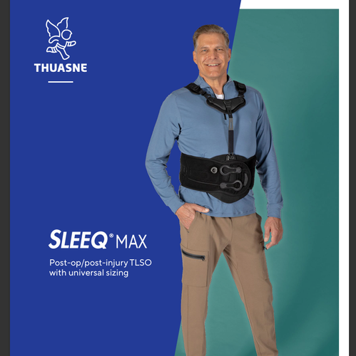 SLEEQ MAX TLSO BACK BRACE 901600 + Sternal Bar and Pads - New Hospital ...