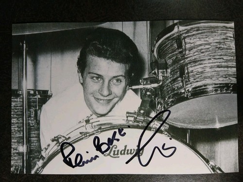 PETE BEST Authentic Hand Signed Autograph 4X6 PHOTO - BEATLES DRUMMER ...