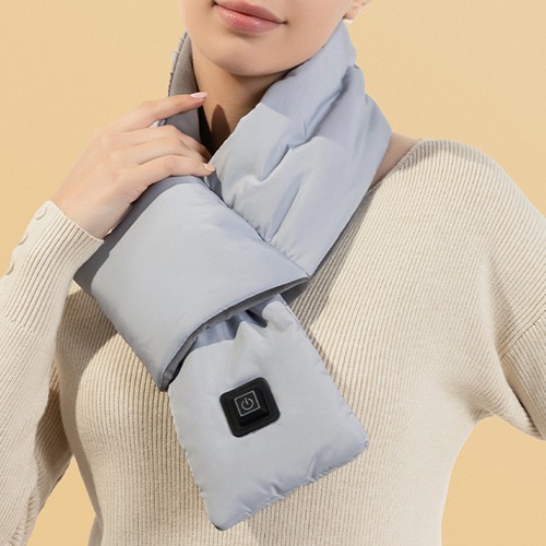Neck Heating Scarf Adjustable Temperature Keep Warm Thickened Usb ...