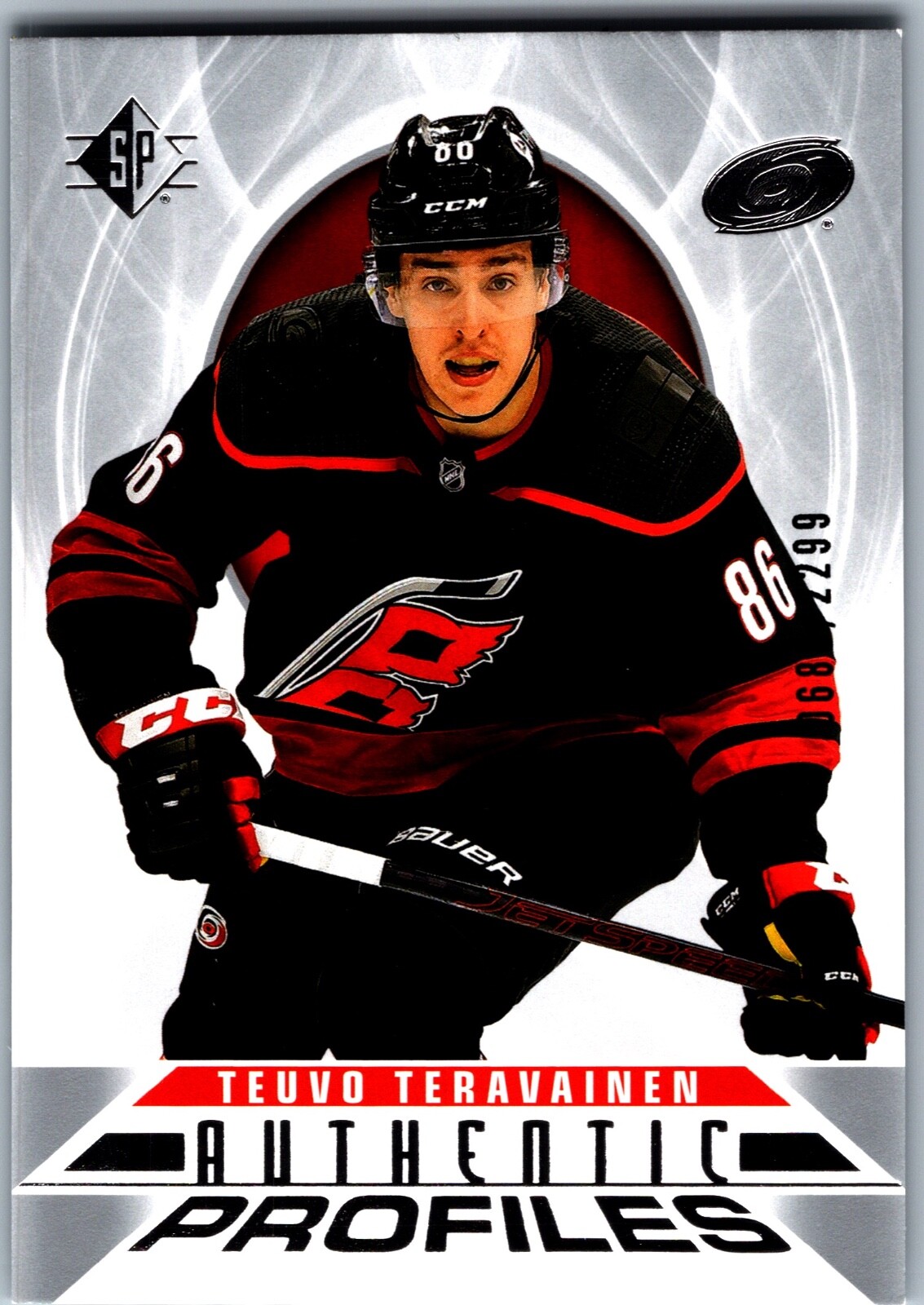 🏒 20-21 SP AUTHENTIC PROFILES - TEUVO TERAVAINEN /2299 #AP-11 ...