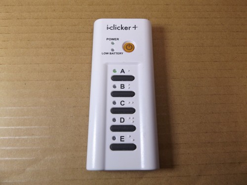 iClicker + Plus Student Response Remote Control model RLR15 Working # ...