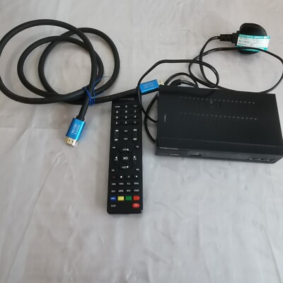 EMtronics Freeview Box Set-Top. Full HD Channels, USB, SCART HDMI Lead ...