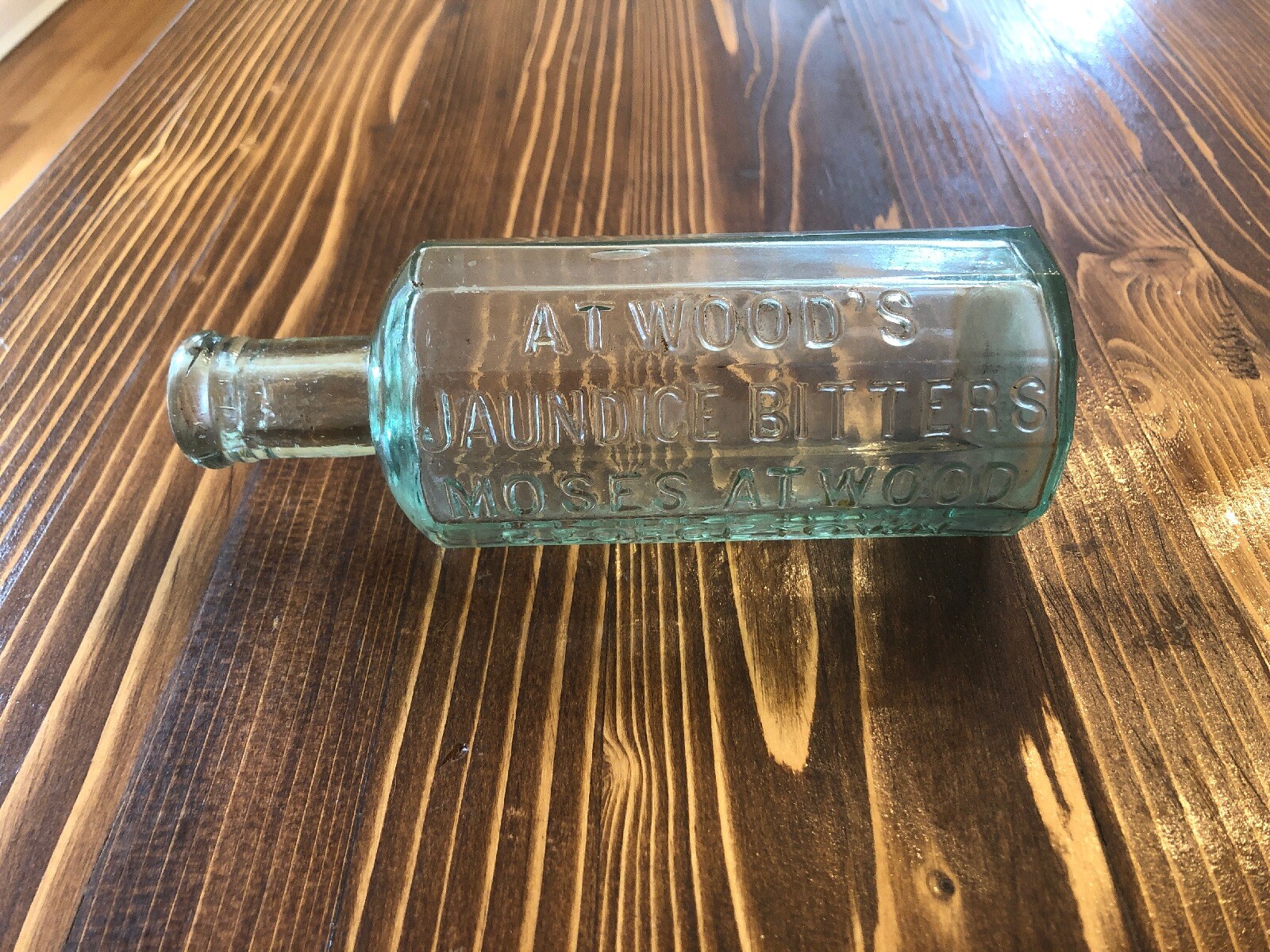Antique Atwoods Jaundice Bitters Moses Atwood Georgetown Mass Blue ...