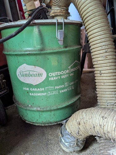 Vintage Sunbeam Indoor/Outdoor Heavy Duty Shop Vac | eBay