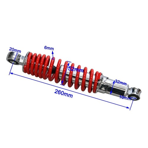 400lbs 260mm Front Shock Spring Absorber Suspension for ATV Quad Buggy ...
