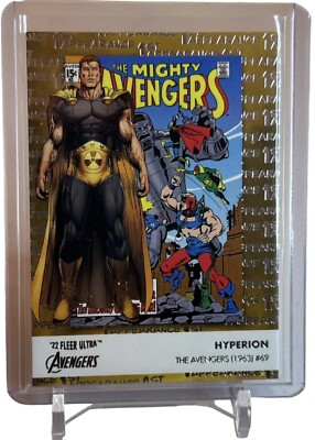 Hyperion 2022 Fleer Ultra Avengers 1st Appearance Card #FA-8 W/Top ...
