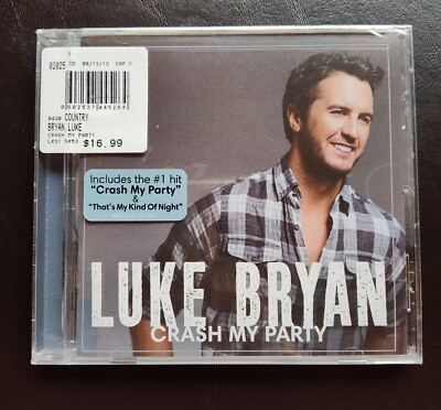 Luke Bryan Crash My Party CD New. Party Beer Fun Drink A Beer | eBay