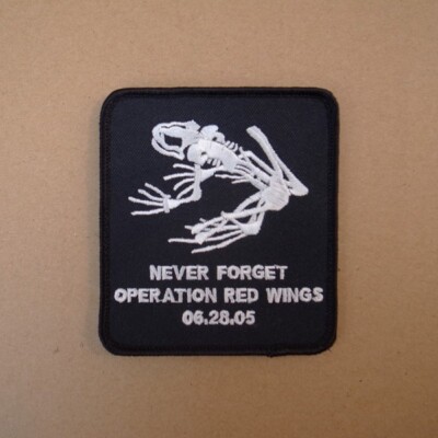 Navy SEAL Never Forget Operation Red Wing Embroidery Patch | eBay UK