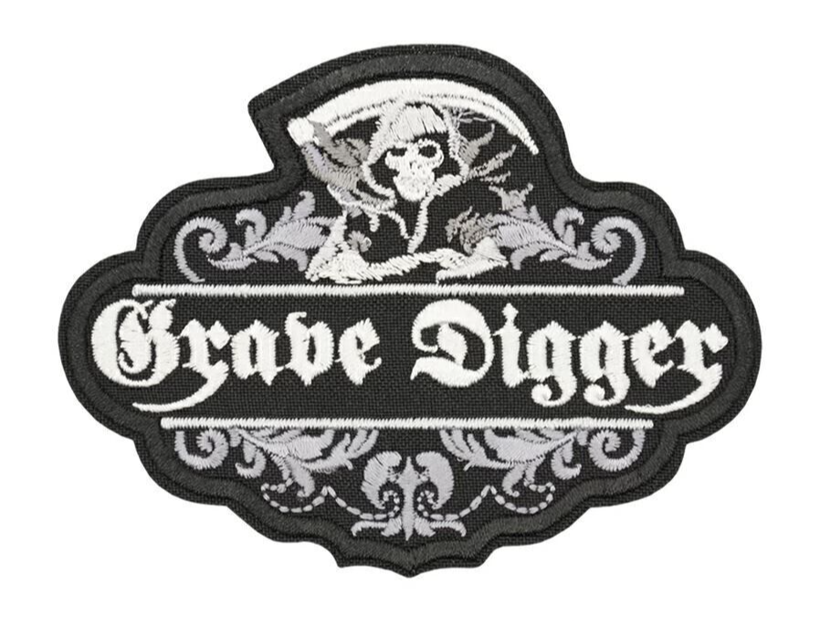 Grave Digger Patch | Grim Reaper Skull German Heavy Power Speed Metal ...