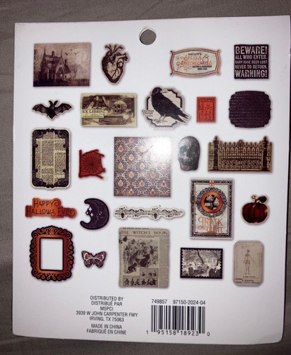 Recollections Halloween Themed Sticker Packs/Die Cuts or Paper Pads YOU ...