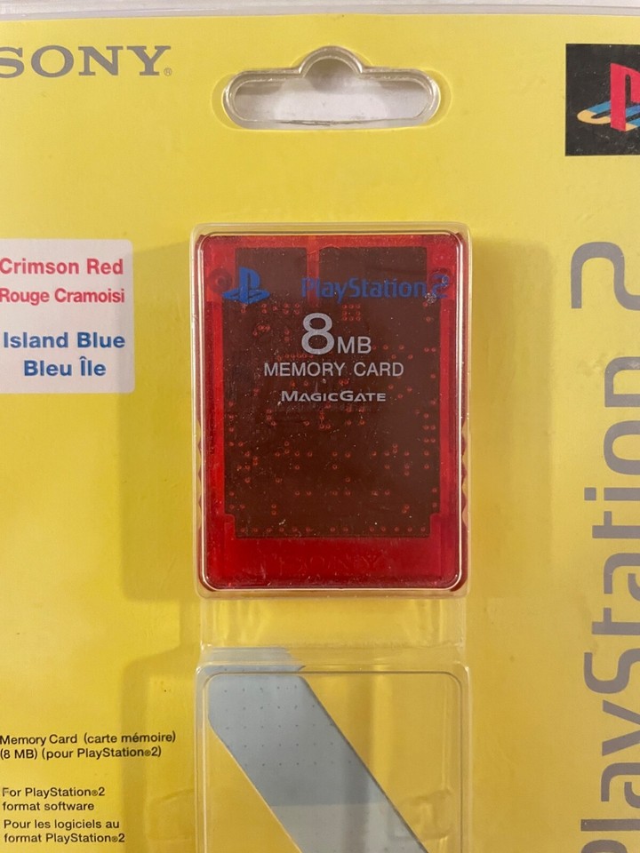 Sony Playstation 2 PS2 8mb Memory Card Red | eBay