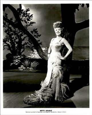 LMPE30 Original Photo 1950s PORTRAIT OF HOLLYWOOD GLAMOUR ACTRESS BETTY ...