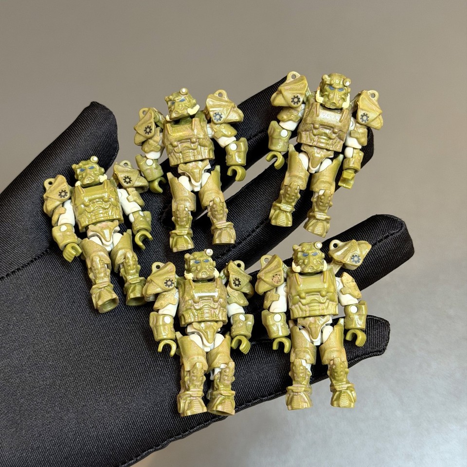 Rare 5X MEGA Fallout T-60 Power Armor Collection Mini bloks Action Figure Toy #A | eBay