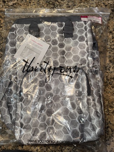 Thirty One Bags Adventures Backpack Stepping Stone Print *NWT* | eBay