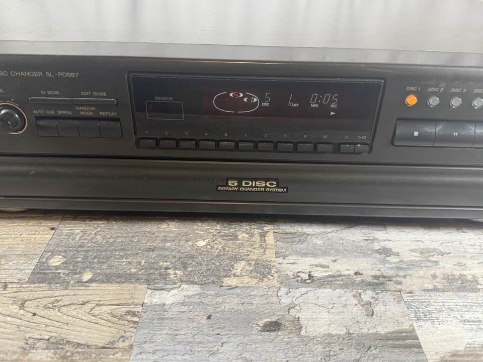 Rare Technics SL-PD987 Disc Compact Disc Changer CD Player/No Remote ...