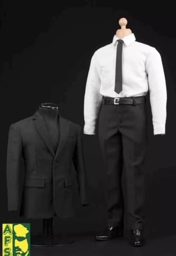1/6 Male Agent Suit Set White Shirt For 12"PH TBL HOT Action Figures ...