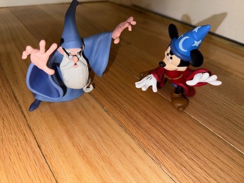 Disney D23 Magic Mystery 2024 Figures Sorcerer Mickey and Merlin | eBay