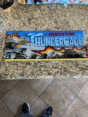 Thundercade Arcade Game Marquee, Romstar 1987 | eBay