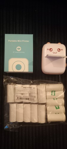 Pink Cat Shape Inkless Printers with x15 rolls | eBay