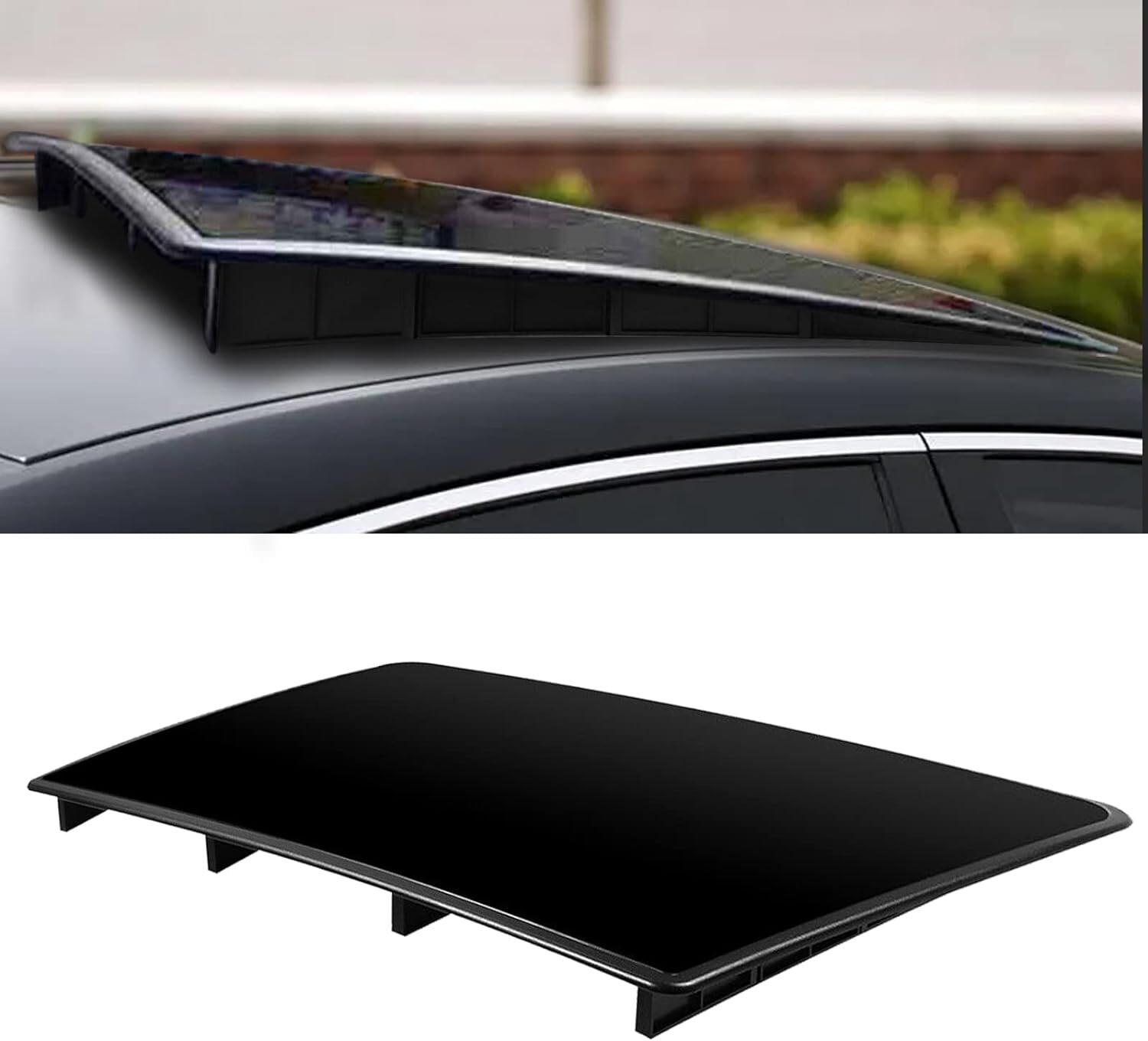 Universal Car Sunroof Vent Insulator Wind Deflector DIY Decoration | eBay