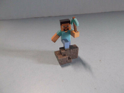 Minecraft Craftables Series 1 STEVE PVC Figure New in Box | eBay