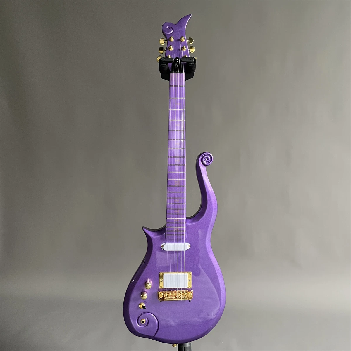 Purple And White Electric Guitar