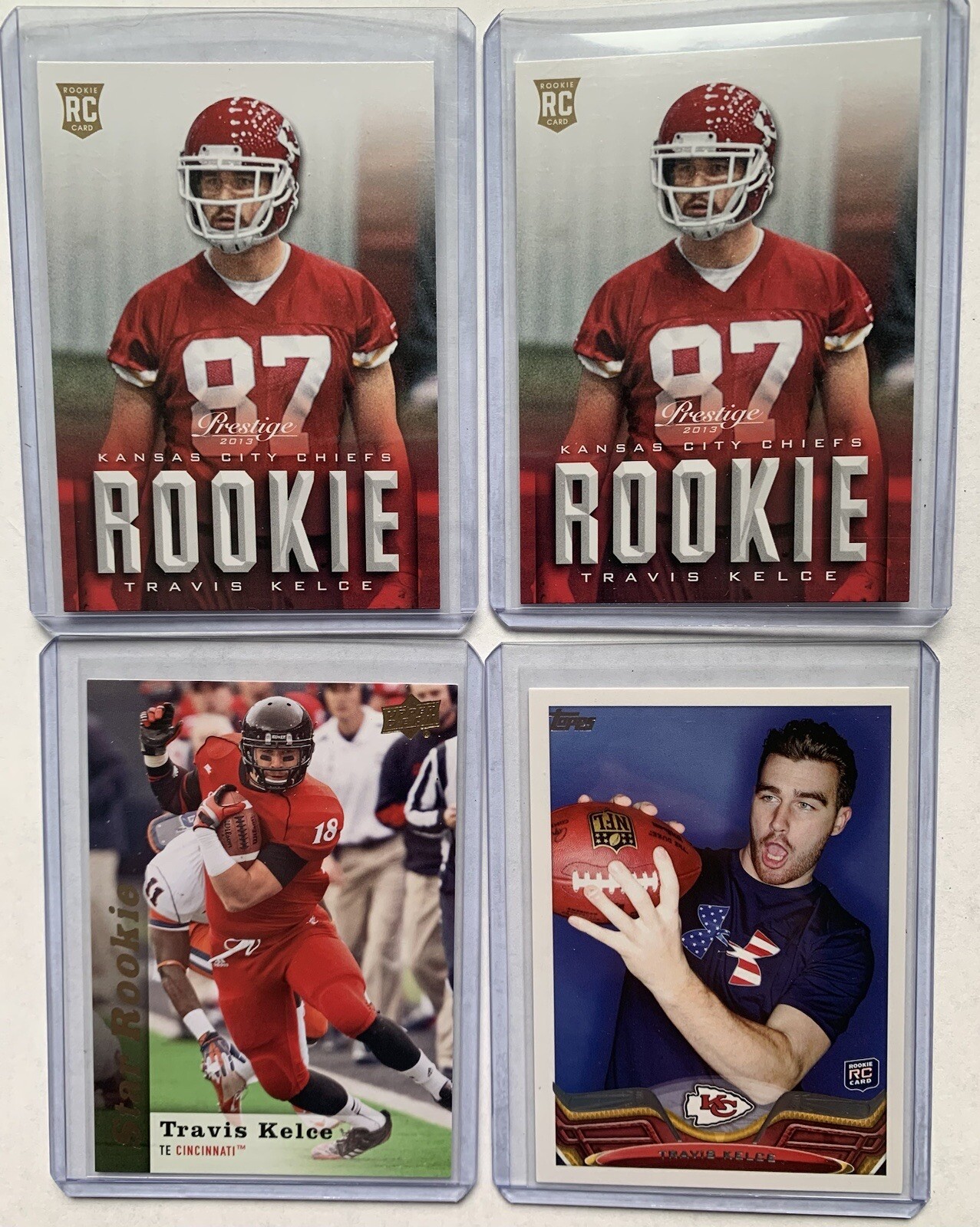 Travis Kelce Lot of 4x 2013 Rookie Cards MINT | eBay