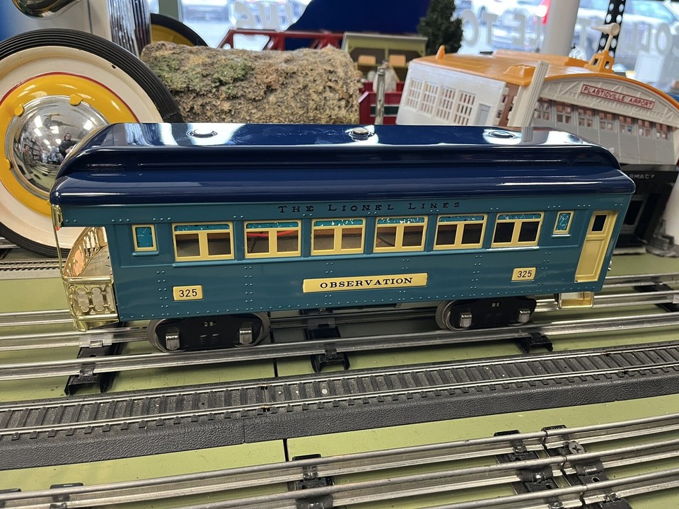 + Lionel Classics Standard Tinplate Two Tone Blue 300 Series 3-Car ...