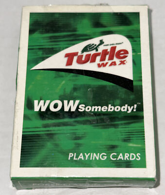 Turtle Wax Poker Playing Cards Wow Somebody! Complete No Jokers EUC | eBay