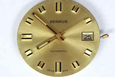 Benrus 17 jewels HDIB5 automatic mens movement | eBay